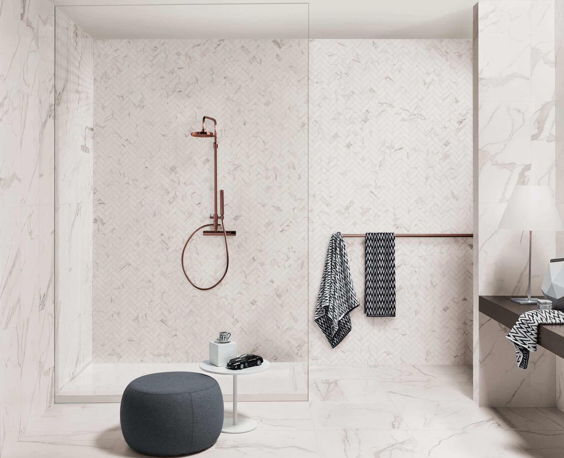Quartz & Tile Bathroom Designs for Modern Luxury